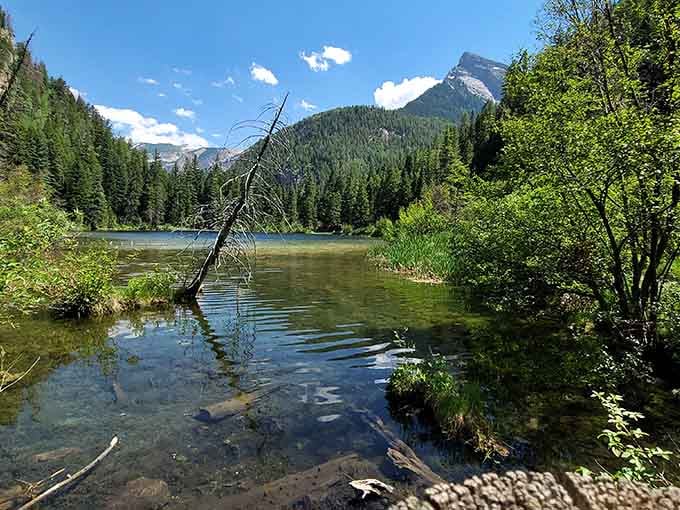 Mirror, mirror on the mountain, who's the fairest alpine lake of all? Spoiler: it's this one.