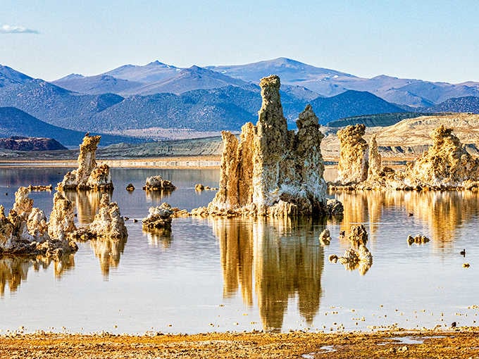 Those limestone towers rising from Mono Lake aren't a movie set, they're the real deal and absolutely worth the drive.