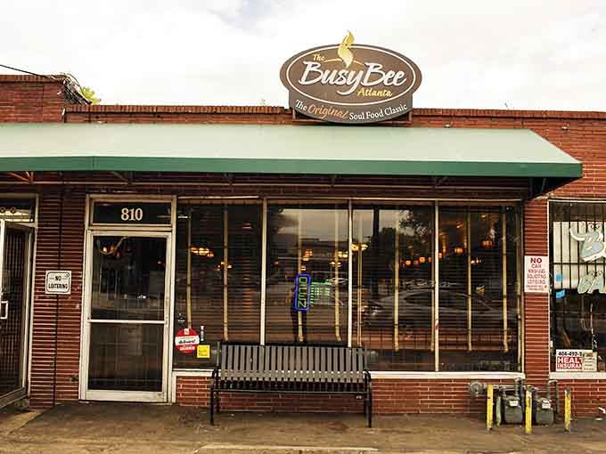 The Busy Bee's humble storefront hides culinary treasures that'll make your grandmother jealous of their cooking skills.