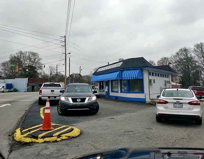 The parking lot tells the real story: when locals line up like this, you've found something special.