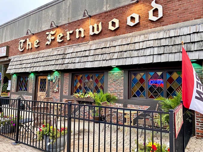 That classic signage and those stained glass windows have been welcoming hungry diners since Kennedy was president.
