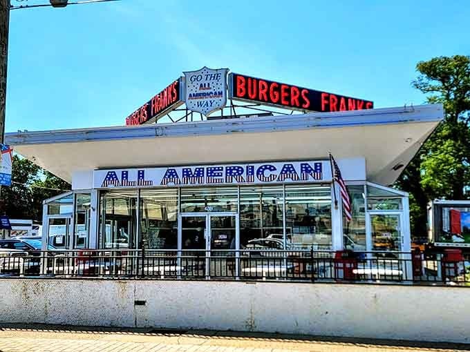 A slice of Americana, the All American Hamburger Drive In elevates Massapequa like a beacon for hungry souls.
