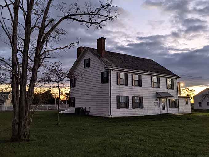 That moody sky knows what's up. Even Mother Nature sets the perfect atmosphere for New Jersey's most haunted address.