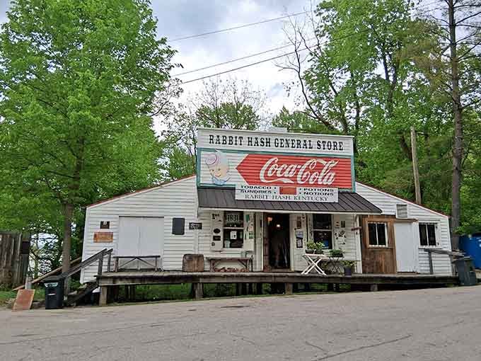 That Coca-Cola sign isn't just advertising; it's a time machine painted in red and white nostalgia.