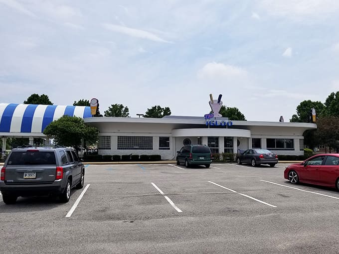 That blue and white striped awning has been calling to custard lovers like a siren song since the Depression era.