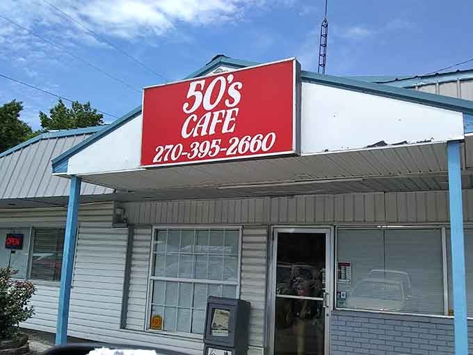 When the sign's this bold and the phone number's this prominent, you know they're confident about their cooking skills.