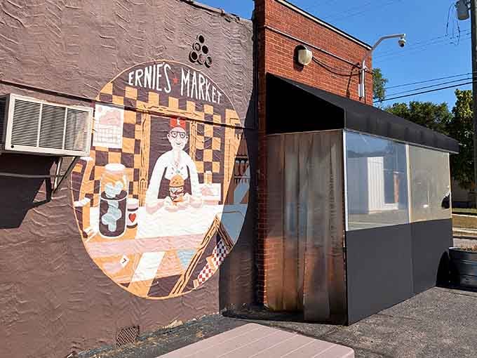 The mural says it all: this is where sandwiches are taken seriously, and your taste buds are about to get very happy.