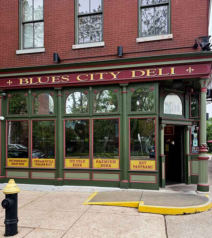 That classic storefront isn't just pretty, it's a beacon calling sandwich lovers home to happiness.