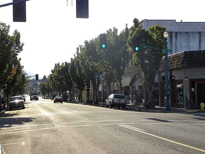 Tree-lined streets where rushing is optional and relaxation is practically mandatory.