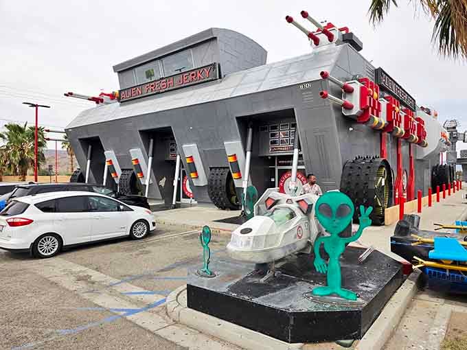 When a spaceship decides to moonlight as a jerky shop, you know you're in for something special.