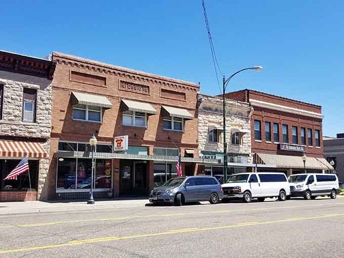 Main Street Sterling looks like someone preserved small-town America in amber, minus the tourist trap prices.