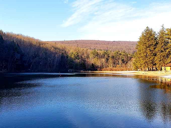 That mirror-perfect reflection on the lake isn't Photoshop, it's just Pennsylvania showing off its natural beauty.