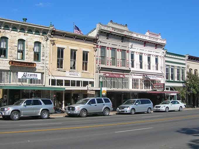 These Victorian storefronts have survived everything from cattle drives to smartphone addiction, still standing proud along the square.