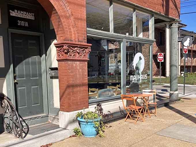 Corner charm meets feline paradise at this Maplewood gem where coffee culture gets a whisker-twitching upgrade.