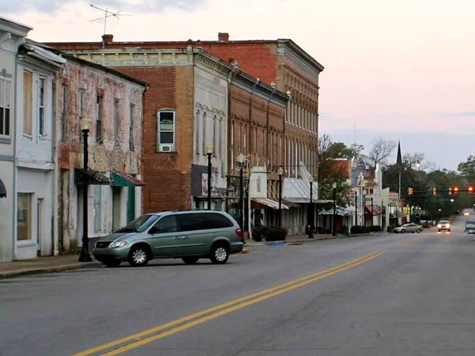 Main Street Greensboro looks like someone hit pause on the best parts of small-town America and forgot to press play again.