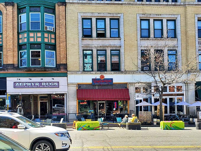 These storefronts have more character than a Wes Anderson film, mixing vintage architecture with modern businesses that actually care about their community and customers.