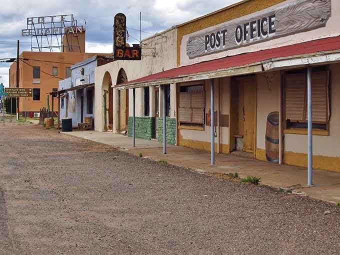 Downtown Van Horn looks like a movie set where Clint Eastwood might ride in any minute, dusty and authentic.