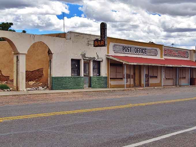 That endless main street perfectly captures the soul of small-town West Texas charm.