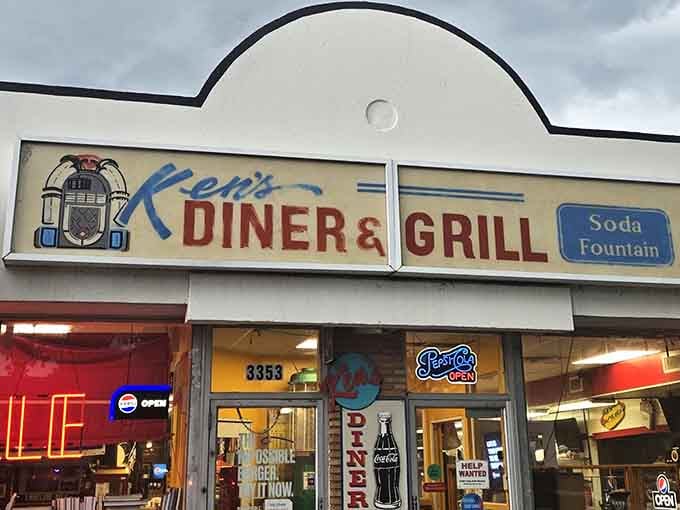 That jukebox logo and "Soda Fountain" sign aren't just decoration, they're a promise that this place takes its shakes seriously.