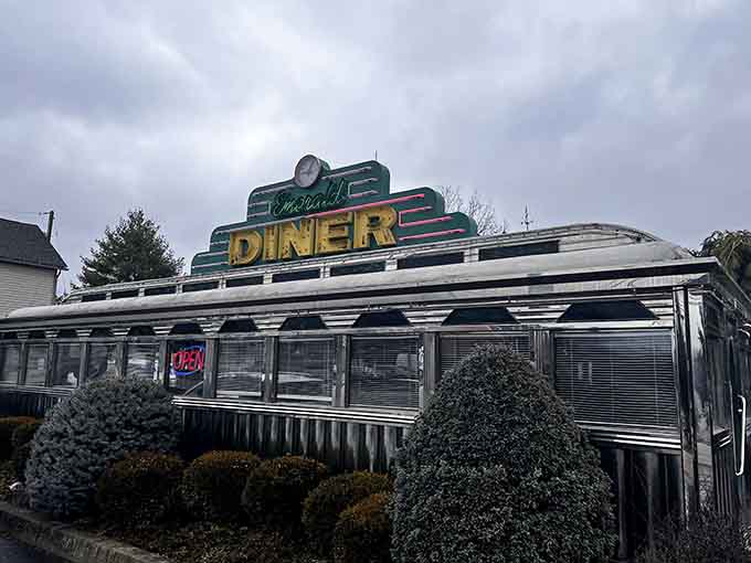 That gleaming emerald and chrome exterior isn't just eye candy&mdash;it's a beacon calling you home to breakfast.