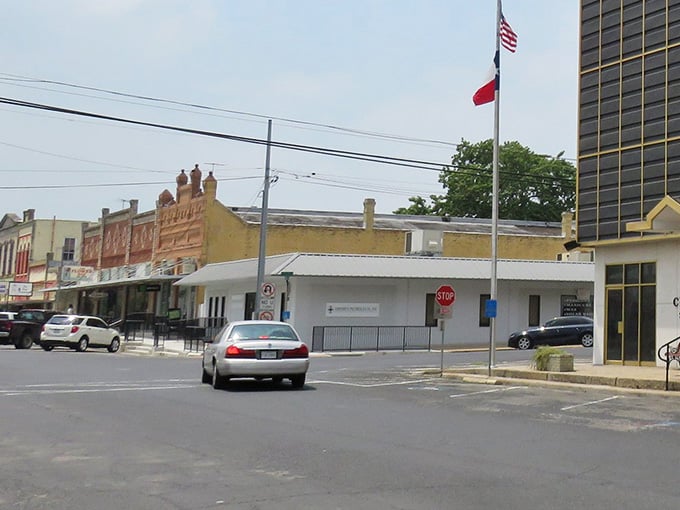 Main Street where the biggest decision you'll face is which antique shop to explore first, not which lane to merge into.