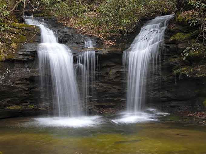 Two waterfalls for the price of one hike &ndash; nature's version of a buy-one-get-one-free deal.