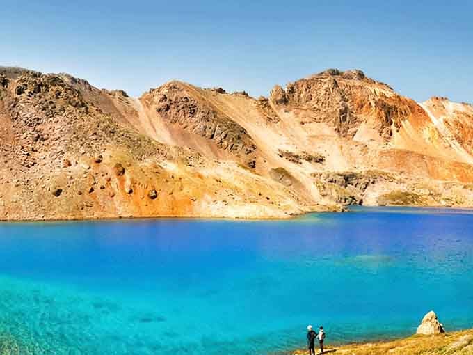 That moment when you realize Colorado has been hiding Caribbean-quality water in the mountains all along.