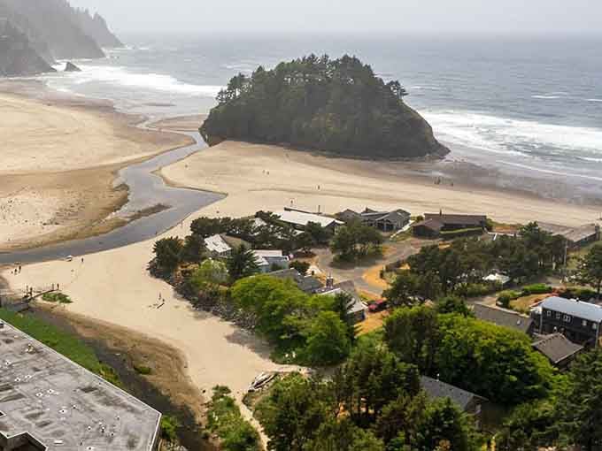 Neskowin stretches along the coast like nature's own masterpiece, proving that paradise doesn't need a marketing budget.