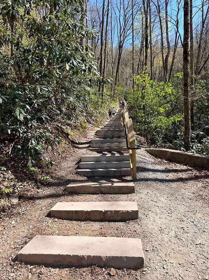 Those 161 steps aren't going to climb themselves, but trust us, the view at the top is worth every single one.