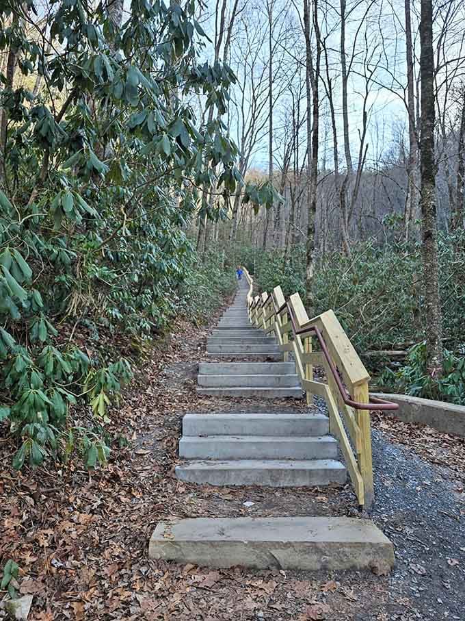 Those 161 steps aren't going to climb themselves, but trust us, the view at the top is worth every single one.
