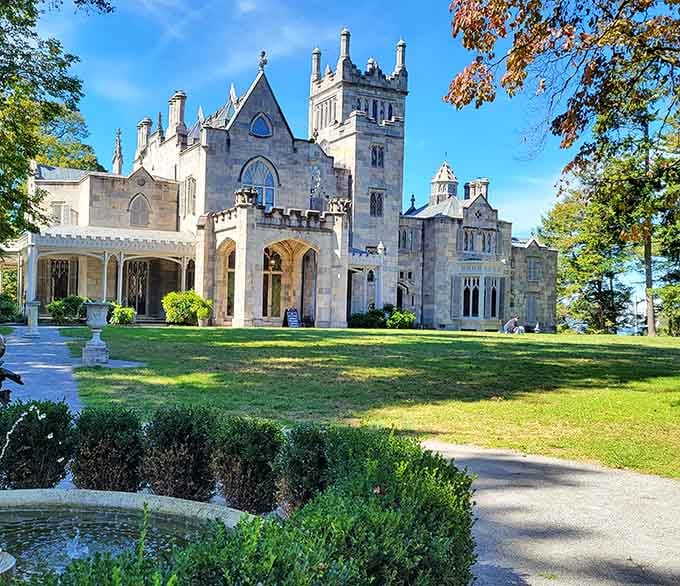 Gothic Revival architecture meets Hudson River views, and suddenly your apartment feels very, very small.