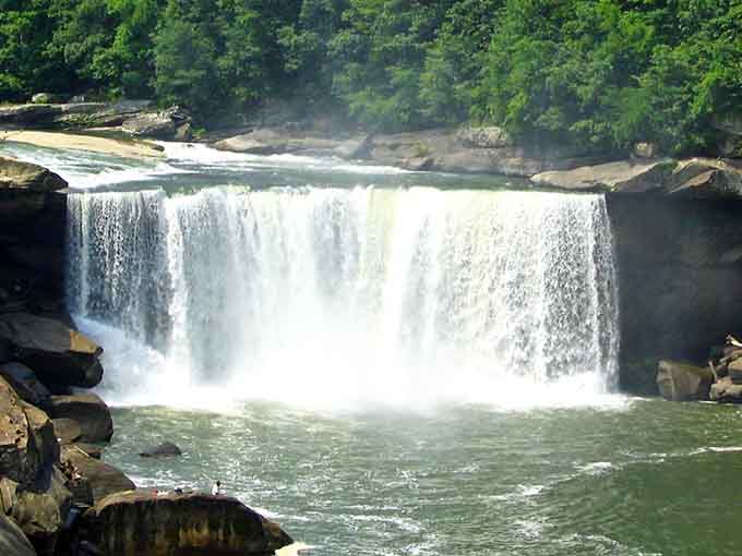 When 3,600 cubic feet of water per second decides to show off, this is what happens.
