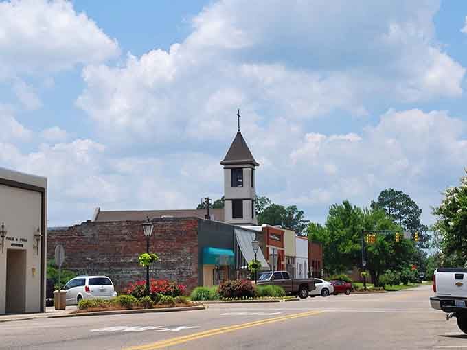 That charming bell tower rising above downtown is like a lighthouse guiding you to Southern hospitality central.