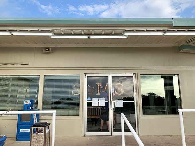 The unassuming exterior of Sam's Original Restaurant hides some of the best home cooking in Central Texas.