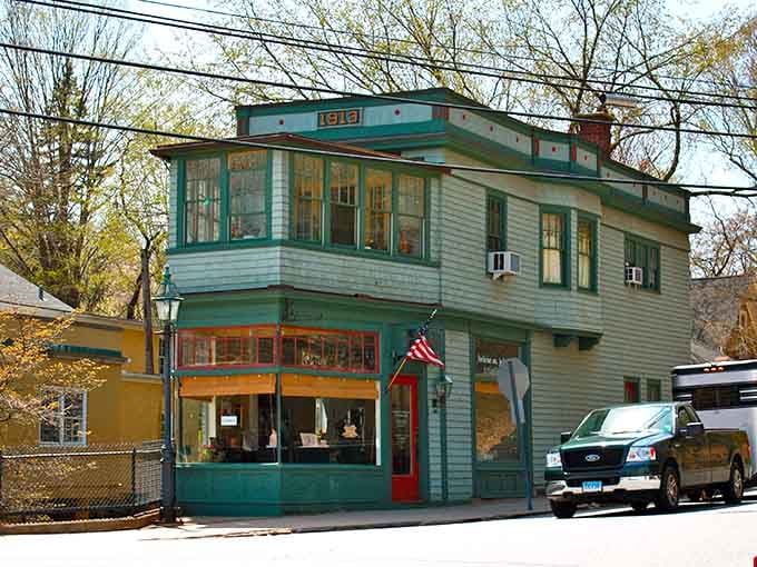 Small-town architecture at its finest, where every building tells a story and nobody's in a hurry.
