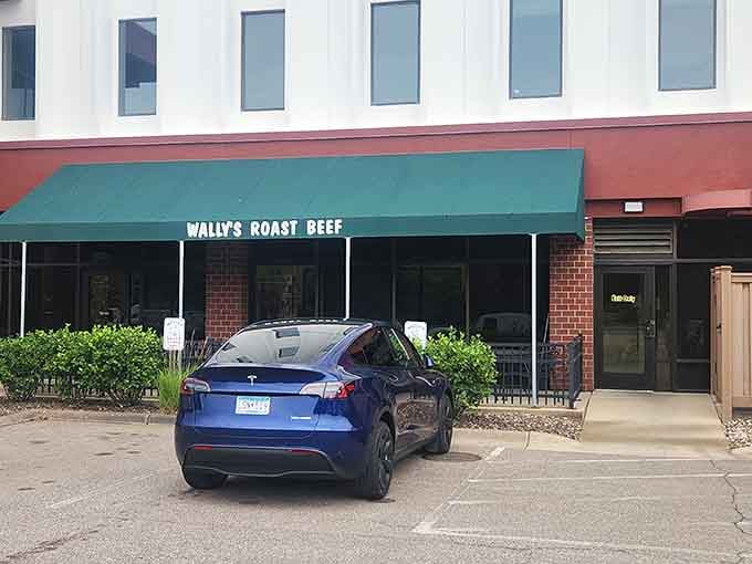 That green awning is your beacon of hope in a world of disappointing sandwiches.
