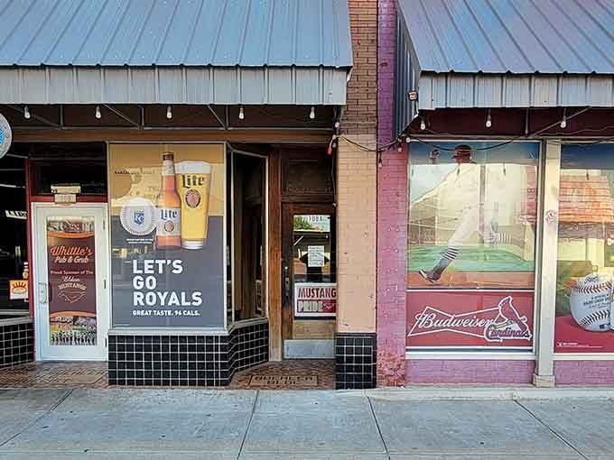 The storefront that houses Missouri's most audacious pork tenderloin, hiding in plain sight on Main Street.