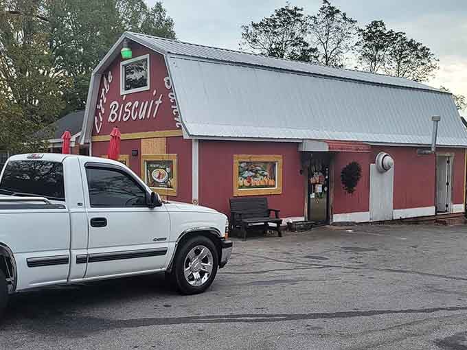 That red barn isn't just for show&mdash;it's a breakfast fortress where dreams become delicious reality.