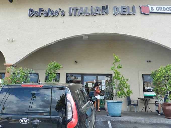 That unassuming storefront hides some of the best Italian food you'll find in the entire state.