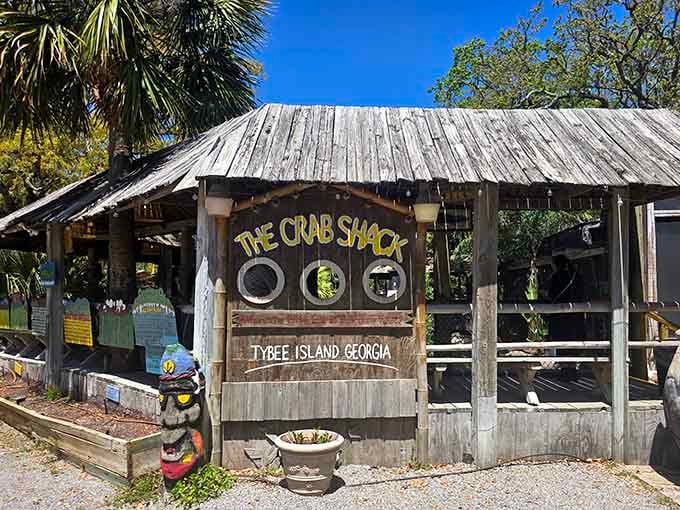 That weathered wood exterior isn't trying to be rustic, it just is, and that's the whole point.