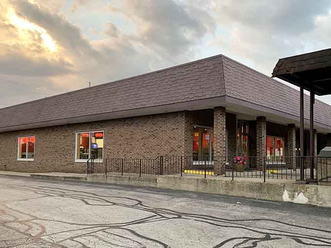 Evening light hits just right on a place that's been quietly perfecting smoked meat magic.