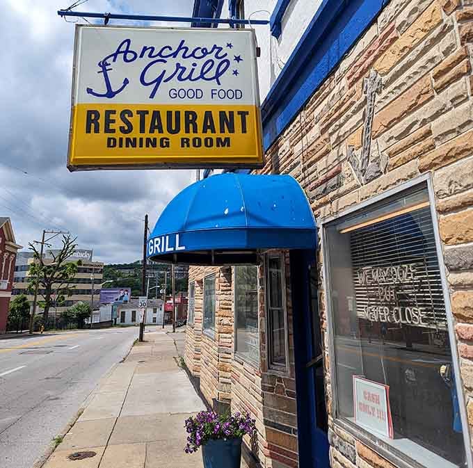 Classic signage and a welcoming entrance invite you to discover why locals have loved this spot forever.