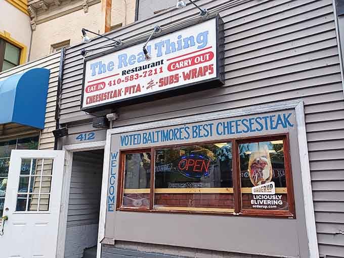 That unassuming storefront hides one of Towson's best-kept culinary secrets, just waiting to be discovered.