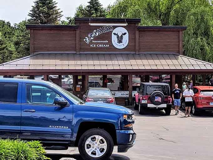 Moomers Homemade Ice Cream stands ready to solve all your problems, or at least make you forget them temporarily.
