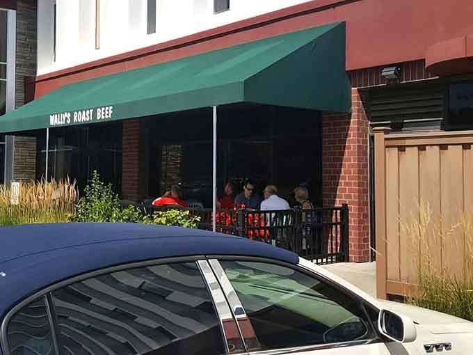 That green awning is your beacon of hope in a world of disappointing sandwiches.