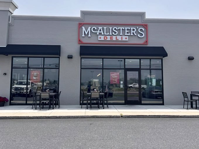 That storefront might look unassuming, but inside lies sandwich magic that'll make you rethink everything you thought you knew about delis.