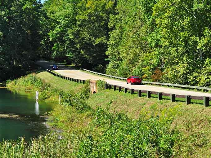 Enjoy a peaceful road trip along this stunning riverside drive, offering gorgeous water views and a perfectly relaxing weekend getaway.