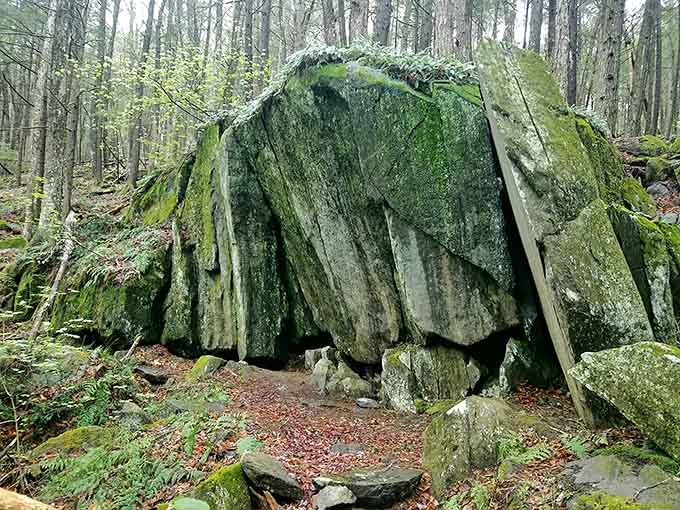 When rocks get this mossy and dramatic, you know you've found a spot where nature's been working overtime.