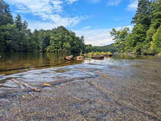 Nature's own lazy river, minus the inflatable flamingos and screaming children with water guns.