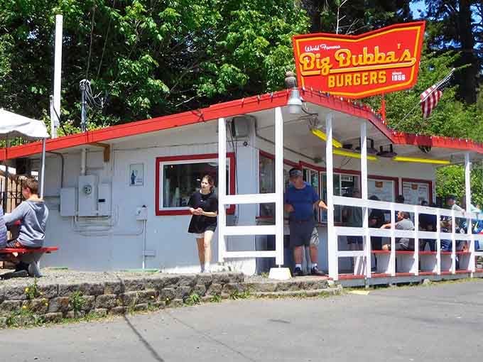 Classic roadside Americana meets serious burger craftsmanship at this tiny stand that's been feeding hungry travelers for decades.